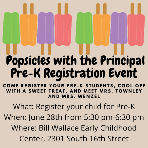 Chickasha Public Schools - Popsicles with the Principal